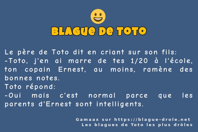 Blague drôle, Les blagues de Toto